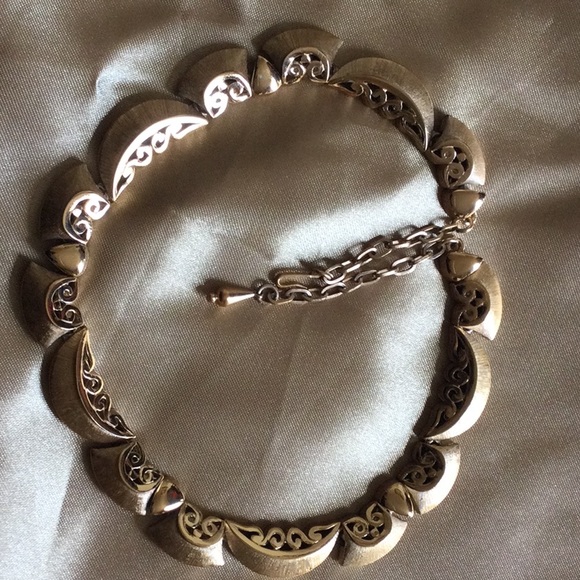 Tortolani | Jewelry | Vintage Tortolani Bold Gold Geometric Link Design ...